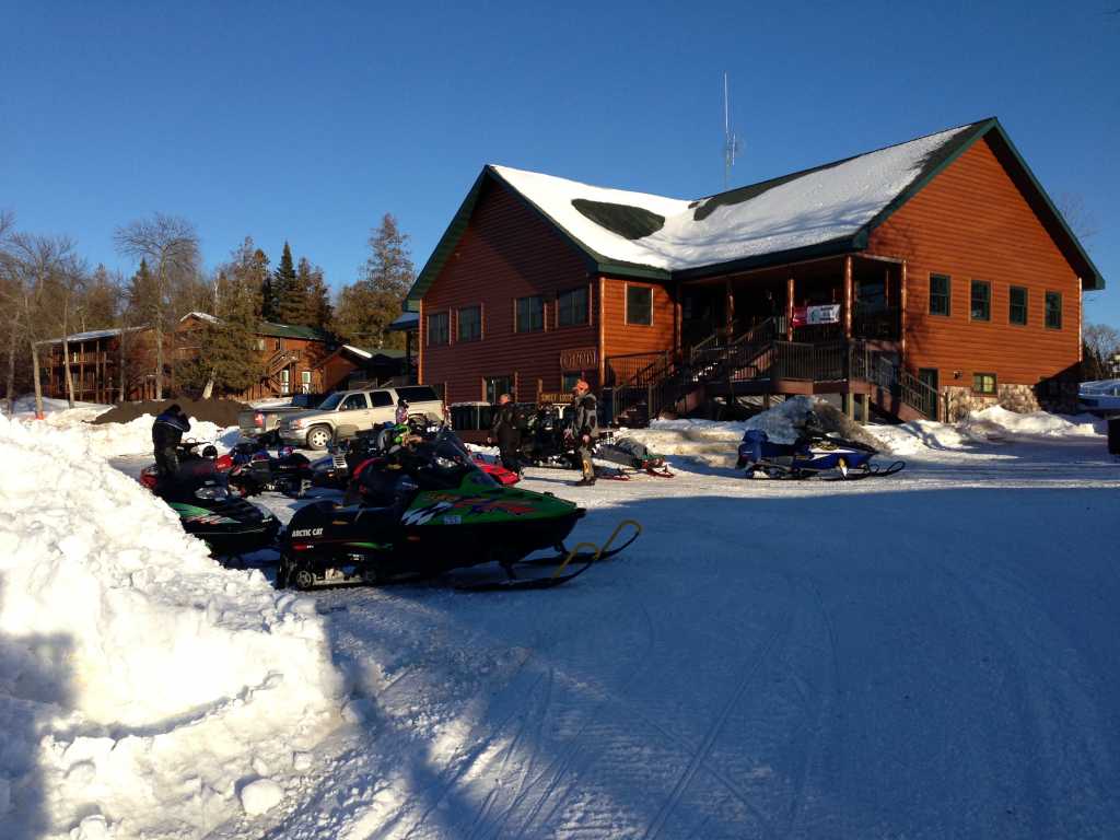 Snowmobiling Lake of the Woods