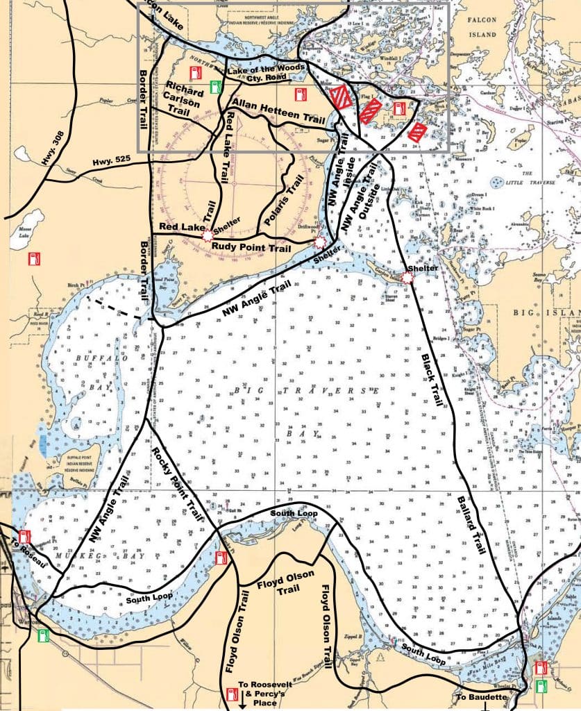 Detailed NW Angle Map Available - Lake of the Woods