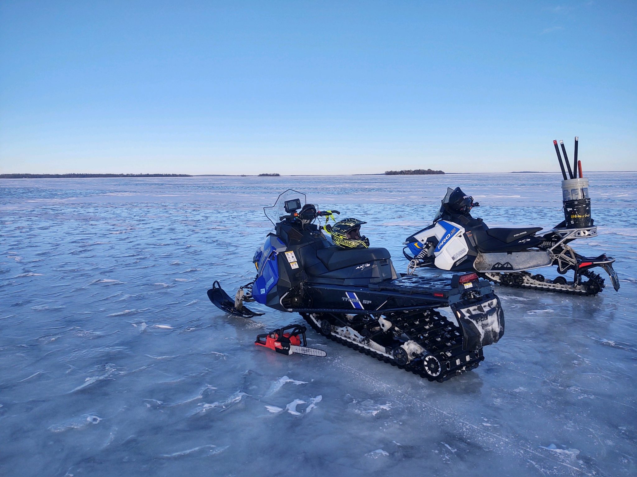 Snowmobile Trail to NW Angle is Open - Lake of the Woods