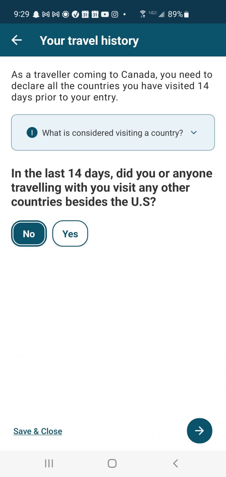 A Quick Guide to Filling Out ArriveCan - Lake of the Woods
