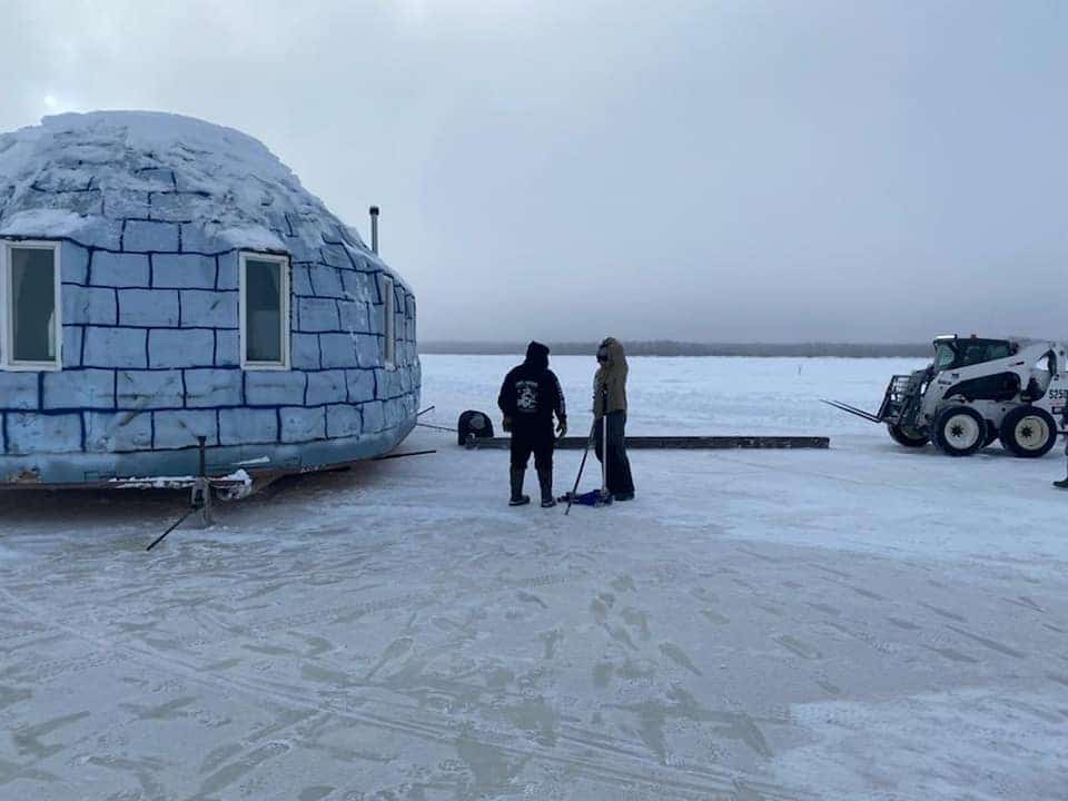 Amazing Beverage Availability on the Ice - Lake of the Woods